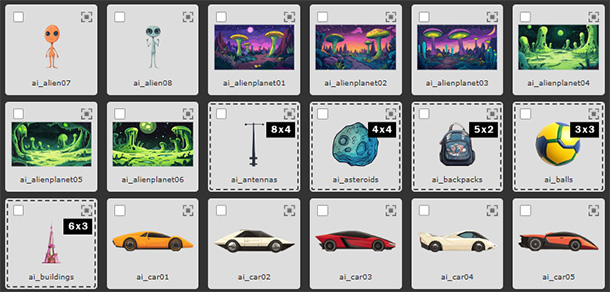 ZIM Assets - ZIM JavaScript Canvas Framework - Code Creativity with ZIMjs!